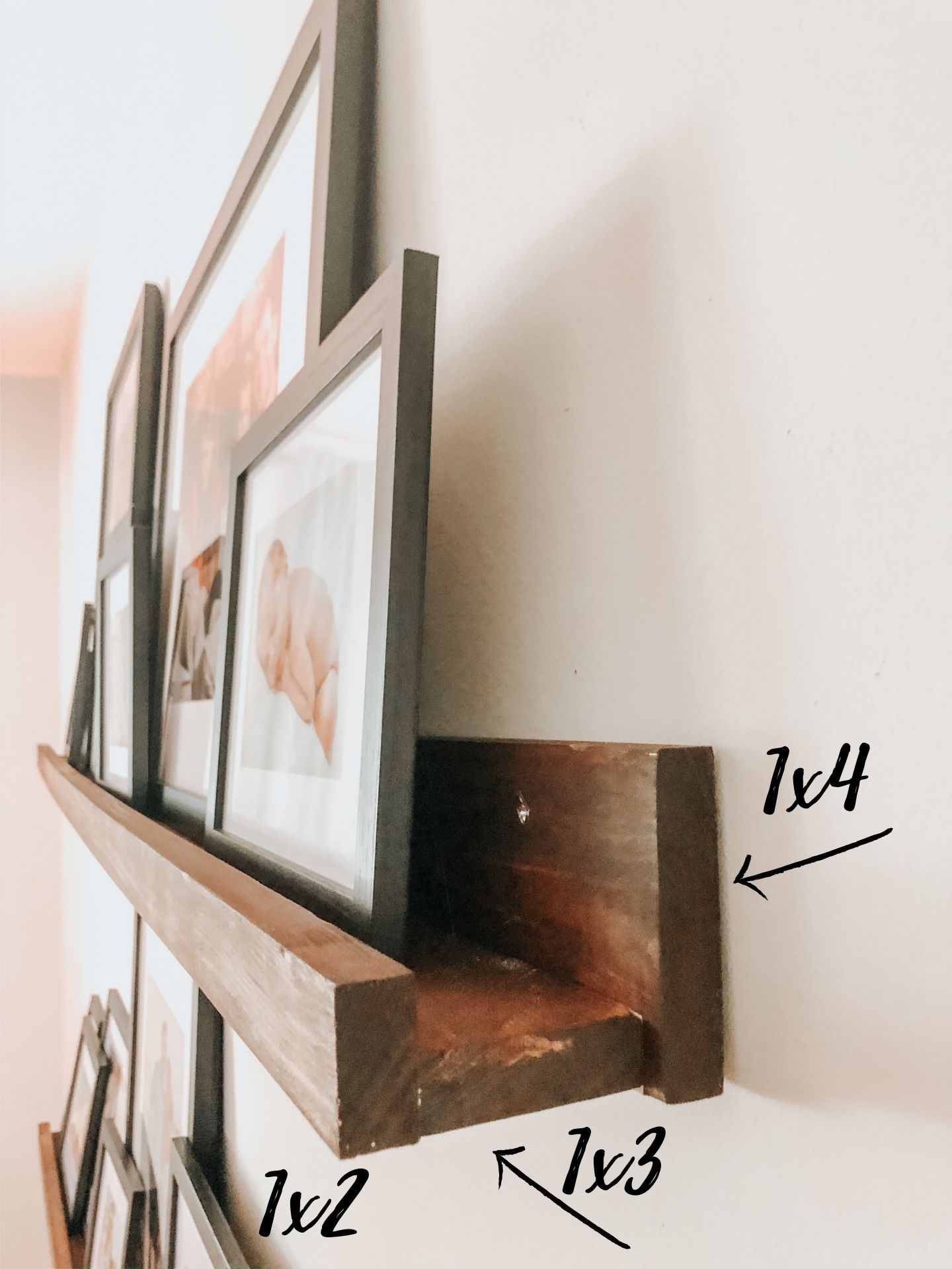 Building and Styling a DIY Picture Ledge — This Homemade Heaven